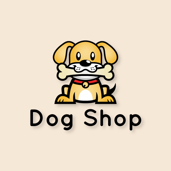 Dog Shop Logo Bevouliin